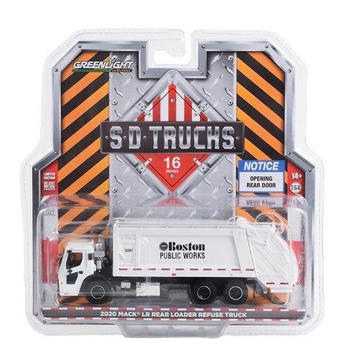 2020 Mack LR Rear Loader Refuse Truck Boston S.D. Trucks 1:64 Diecast ...