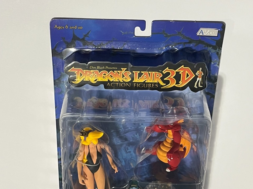 Princess Daphne with Fire Drake Dragons Lair 3D Action Figures Series ...
