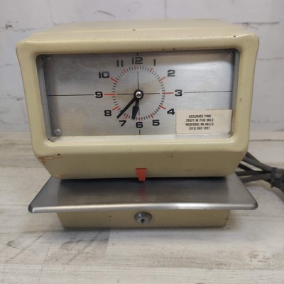 Time Clocks - Vintage Time Punch Clock