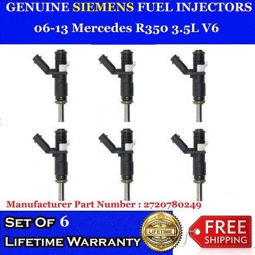 6x OEM Siemens Fuel Injectors for 06-13 Mercedes R350 3.5L V6 ...