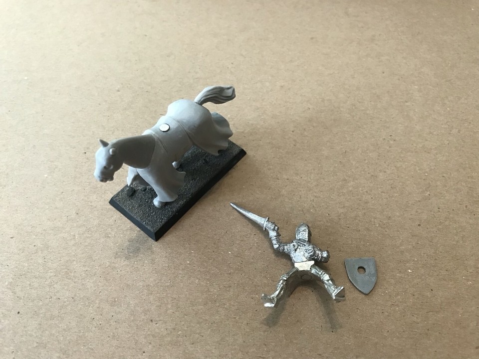 WHFB Bretonnia Knights of the Realm x1 Prepped(pre 5th Ed; metal) | eBay