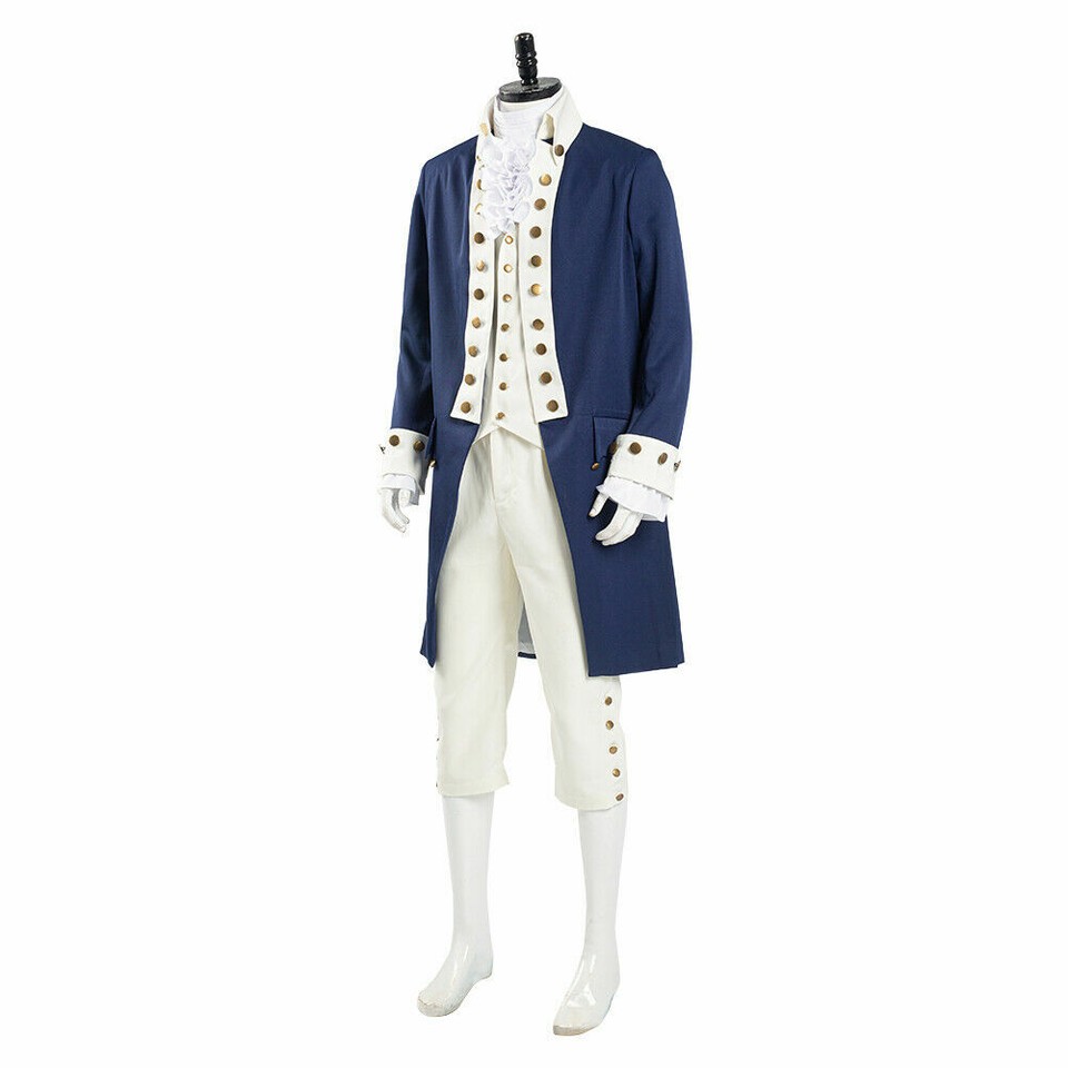 Musical Hamilton Alexander Hamilton Cosplay Costume Men Uniform Outfit ...