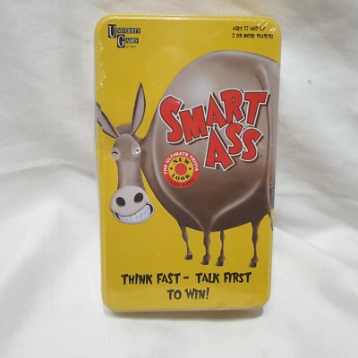 University Games Smart Ass Trivia Game in Tin Unopened Free Post Aust ...