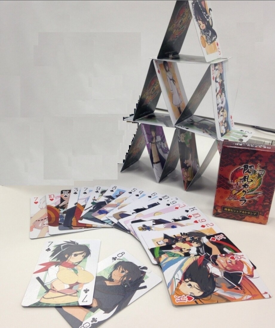 Senran Kagura II Shinku Visual Playing Cards deck promo anime official ...