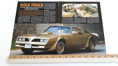 1978 PONTIAC TRANS AM GOLD SPECIAL EDITION ORIGINAL 2008 ARTICLE | eBay