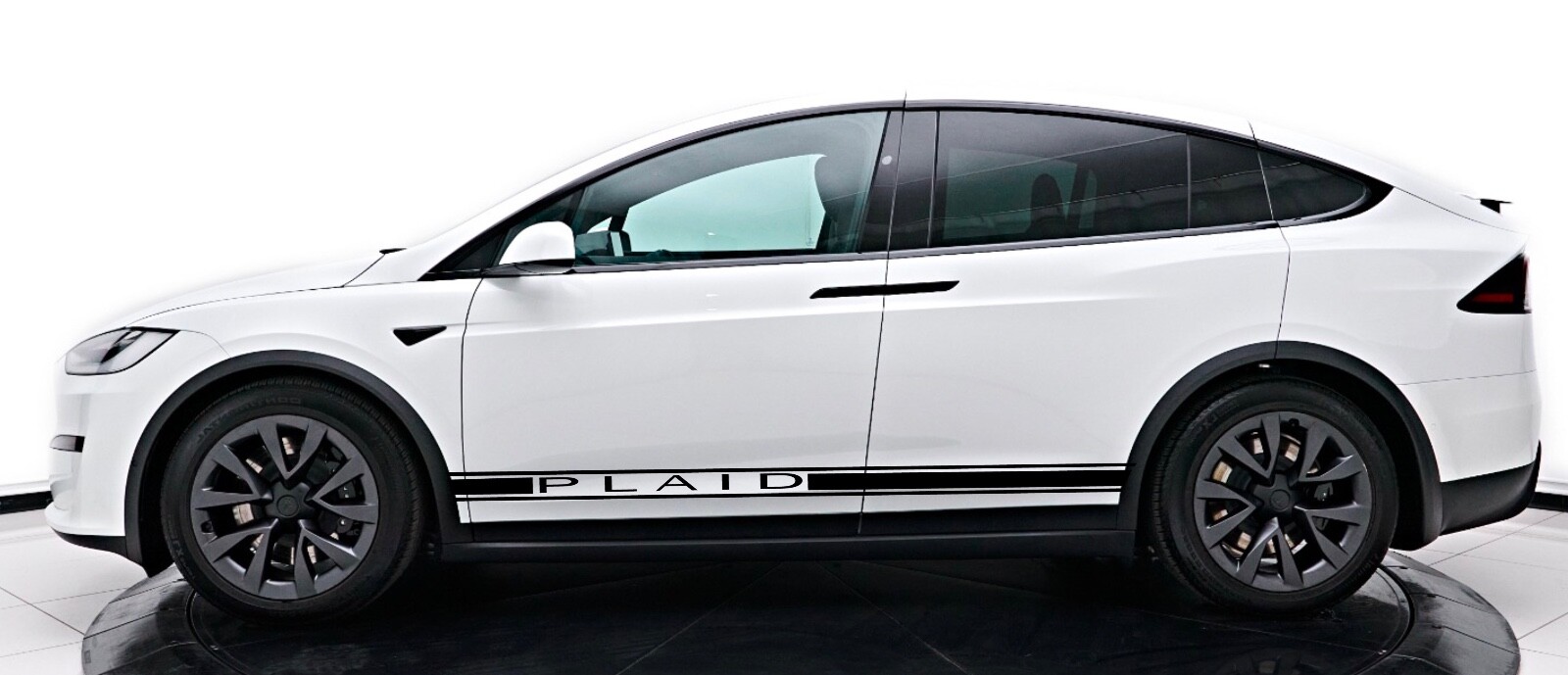 Tesla Model X 2015-2024 Custom PLAID Side Decal Set P90D P100 Electric ...