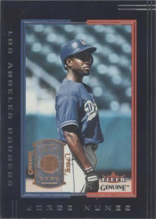 2002 Fleer Genuine - Genuine Upside Jorge Nunez #105 /2002 (RC) for sale online | eBay