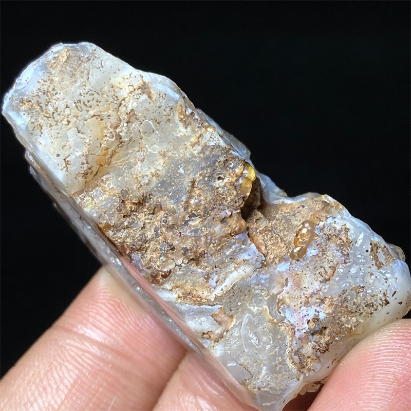 26g Natural Rare Crystal Alien Agate Geode Quartz Crystal Healing ...