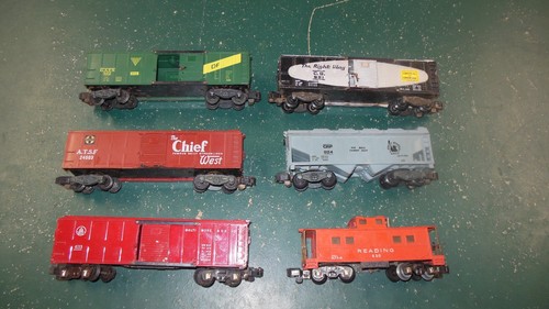 Lot (6) Vintage S GAUGE American Flyer AC GILBERT Freight Cars | eBay