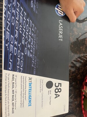 HP 58A Black Original LaserJet Toner Cartridge CF258A SHIPS FAST ...