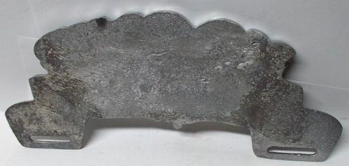 Cast Aluminum "No Club Lone Wolf" License Plate Topper | eBay