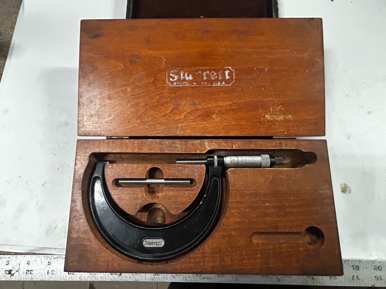 MACHINIST TpCb TOOL LATHE MILL Machinist Starrett No 436 - 4 ...