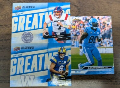 2024 Upper Deck CFL Football Complete Set YOU PICK from list #1-100 ...