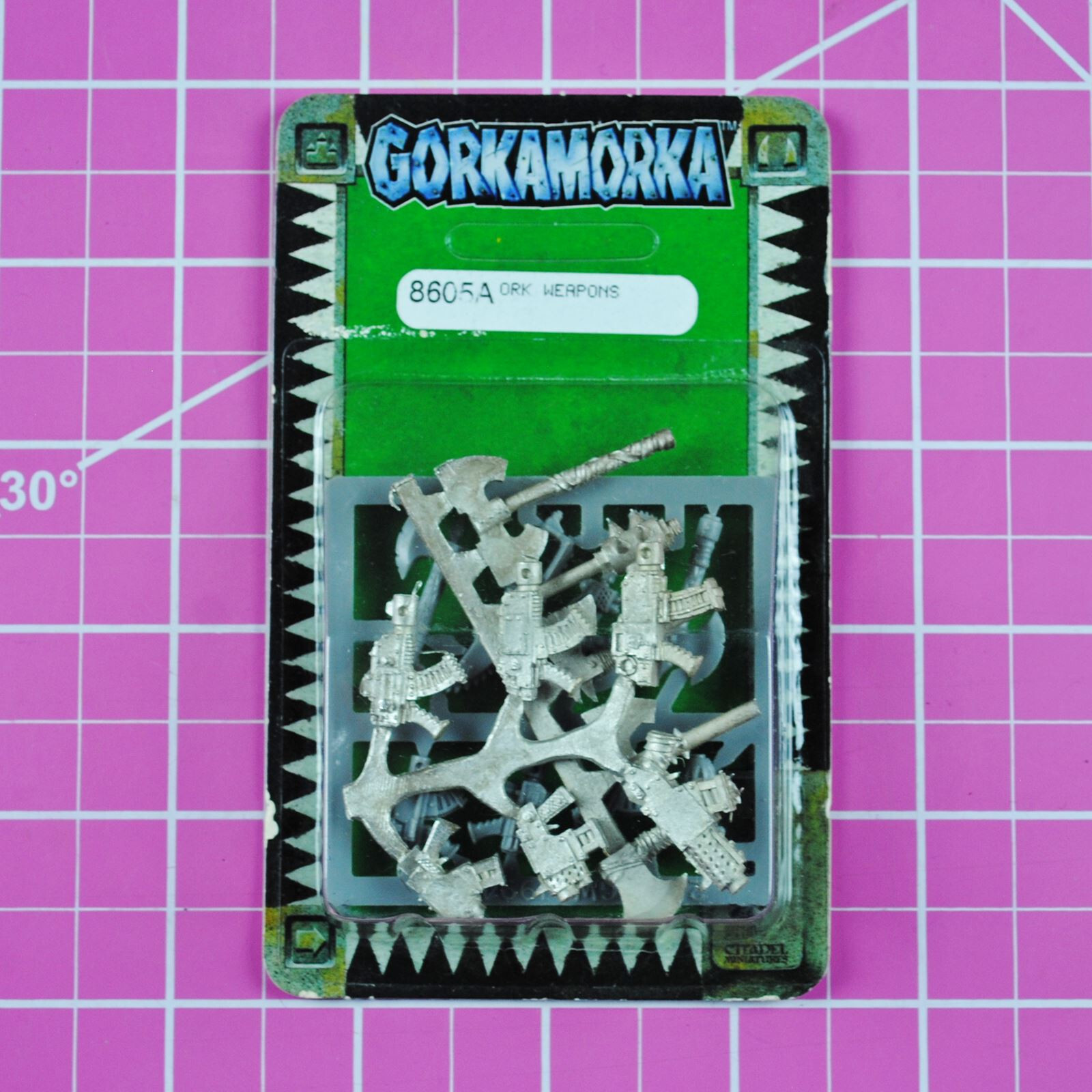 Gorkamorka Grot Weapons BITS (Metal) OOP Games Workshop Warhammer 40K ...