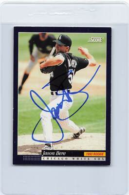1994 Score #563 Jason Bere White Sox Signed Auto *J145 | eBay