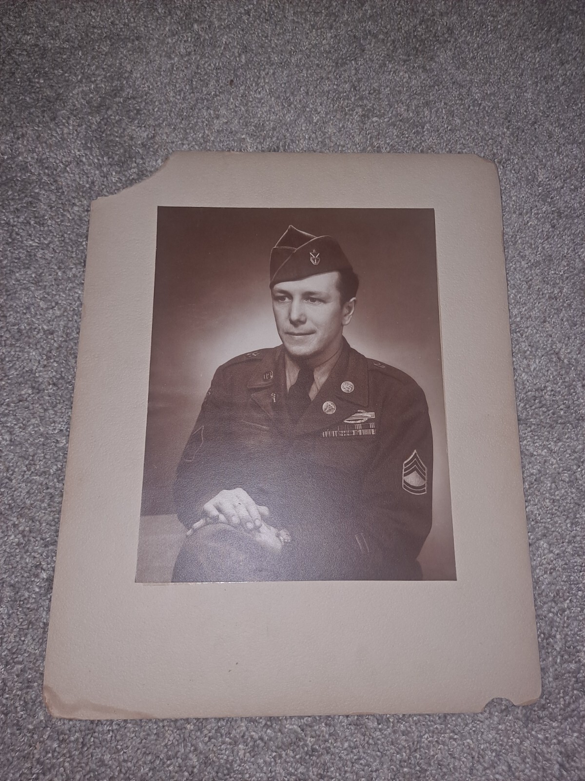 WWII Portrait Photo Ray Vogue School of photography bronze star cib | eBay