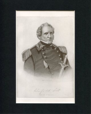 Winfield Scott US General Old Fuss and Feathers War of 1812 Book Photo ...