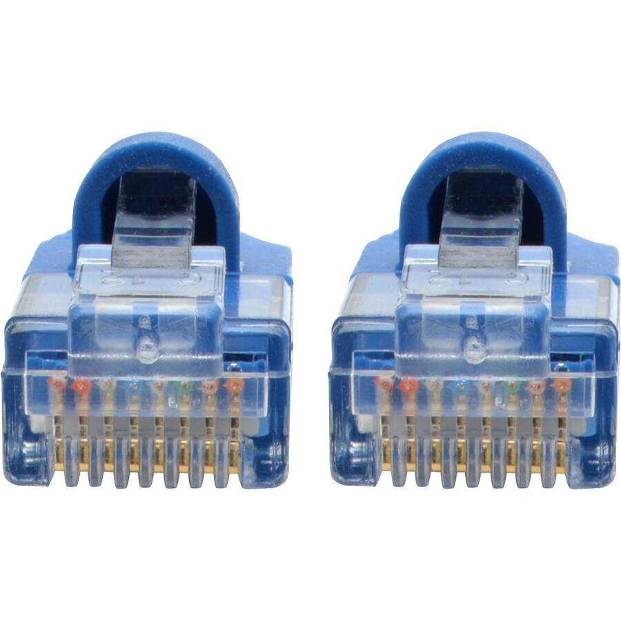 Tripp Lite Cat6a 10G Snagless Molded Slim UTP Patch Cable M/M Blue 5ft ...