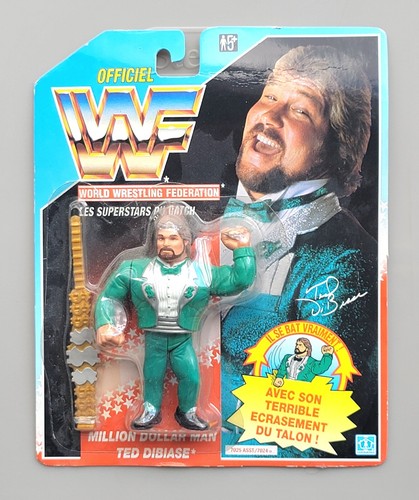 wwf ljn hasbro wrestling superstars series 2 green ted dibiase ...