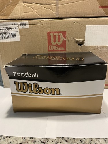 Willie Wood Signed Authentic Wilson NFL Throwback Duke Football w/"HOF ...
