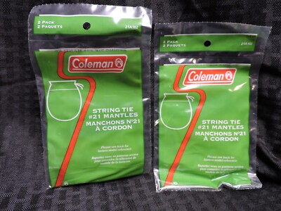 Coleman String Tie #21 Mantles (2) 2 packs - 4 total | eBay