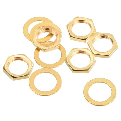 5 Set Guitar Nut and Washers M9 Guitar Input Output Jack Socket Nut ...