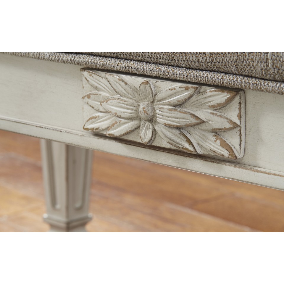Signature Design by Ashley Traditional Realyn Accent Bench, Antique ...