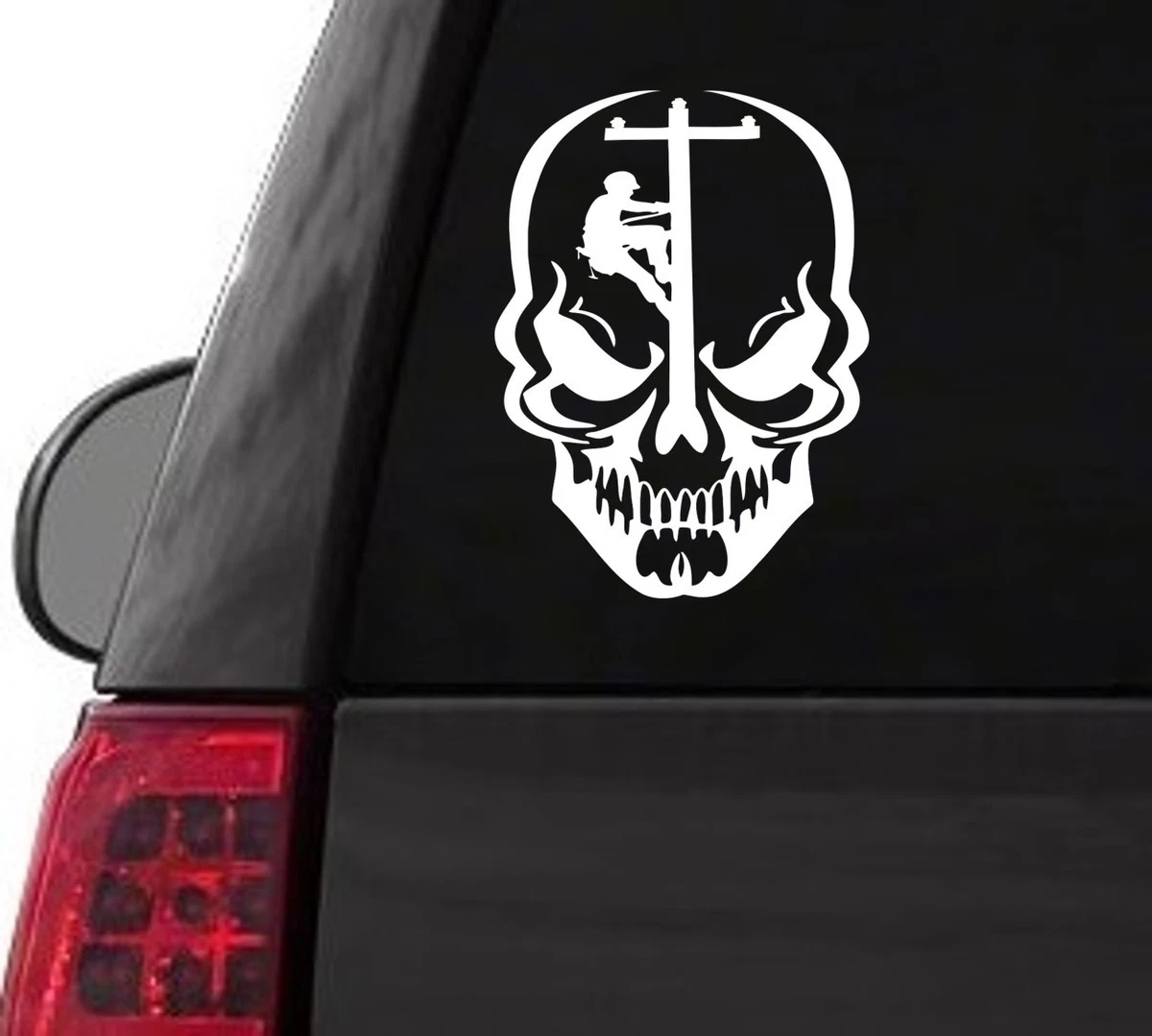 Lineman Skull Decals