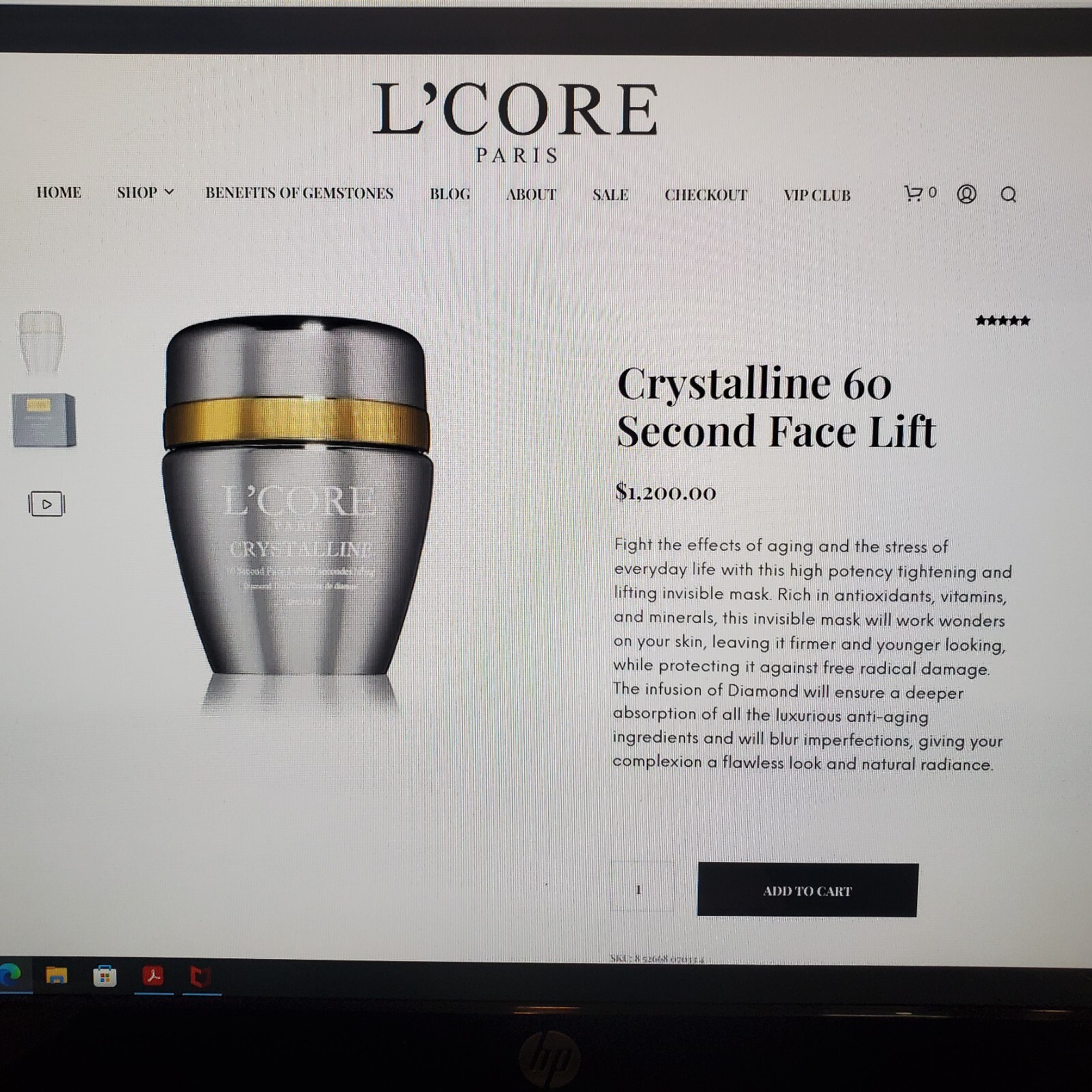 L'Core Paris Cystalline Express Lifting Diamond Cream | eBay