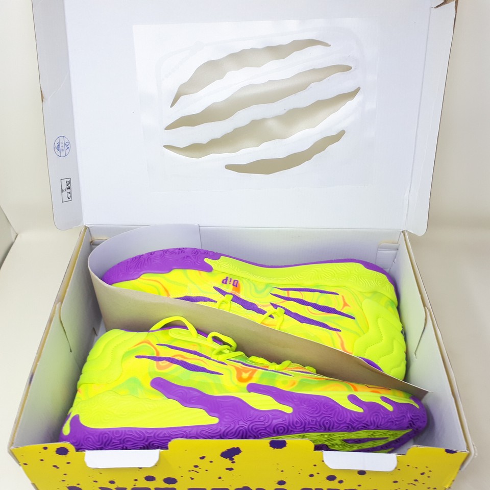 Puma LaMelo Ball MB.03 Spark Yellow Basketball Shoe Sneaker 379898 01 ...