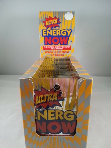 Ultra Energy Now Ultra Ginseng Herbal Supplement 48 Packs of 3 Tablets ...