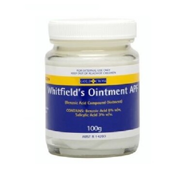 Gold Cross Whitfield's Ointment APF - 100g (Whitfields) TINEA FUNGAL | eBay