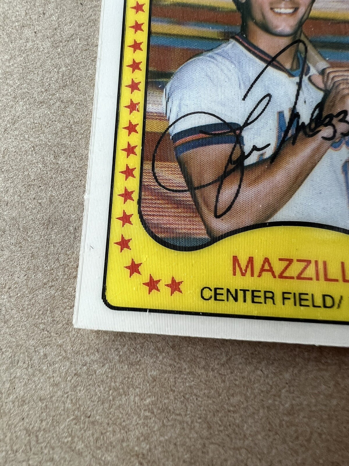 1981 Kellogg's 3-D Superstars #46 Lee Mazzilli New York Mets Baseball ...