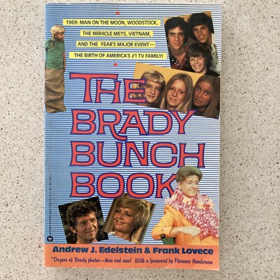 Brady Bunch Book by Frank Lovece & Andy Edelstein 1990 Paperback Book ...