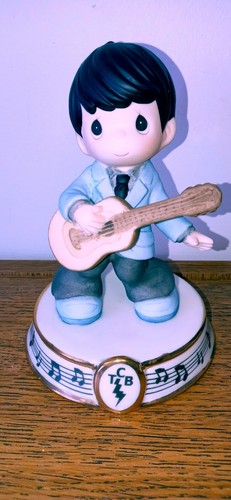 2012 RARE Elvis Presley Figurine King Of Rock And Roll Precious Moments ...