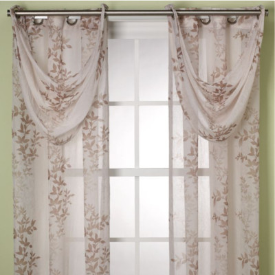 Anya Silhouette Valance in Natural | eBay