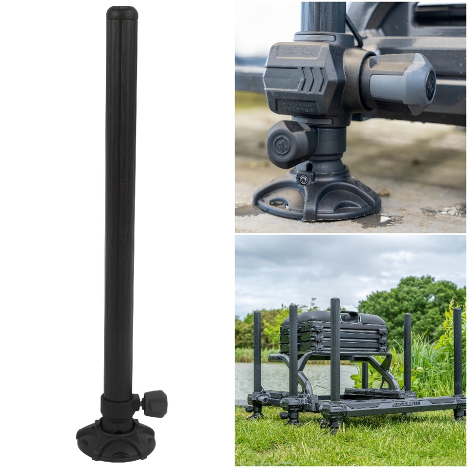 PRESTON ABSOLUTE STATION ST SEATBOX TELE LEG 36mm DIA NEW - CHOOSE 47cm ...