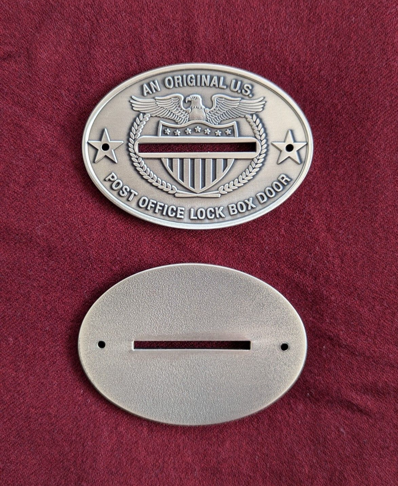 Post Office Door Coin Slot-1 SOLID BRASS, ANTIQUE SILVER Finish, w ...