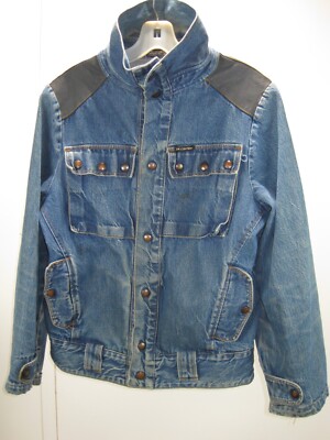 Vintage 1980's IN CROWD - CELEBRATION Unisex Small Black Jean Denim ...