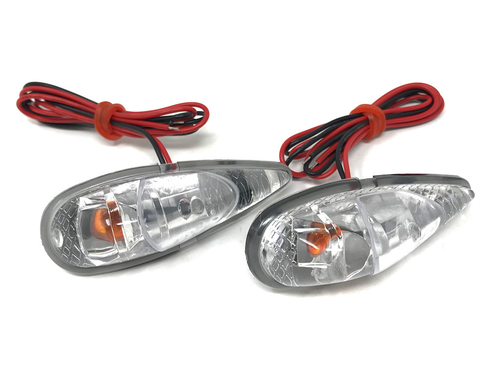 Motorcycle Indicators Blinkers Turn Signals Small - Flush Mount Fairing ...