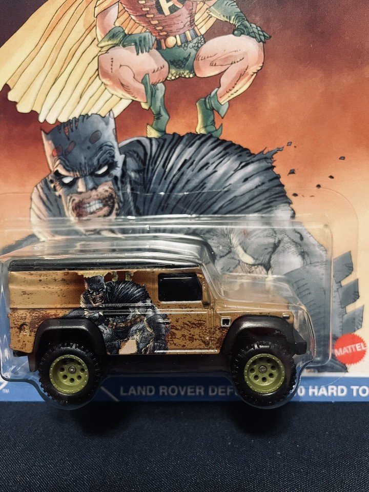 HOT WHEELS PREMIUM DC COMICS BATMAN & ROBIN LAND ROVER DEFENDER 110 3/5 ...