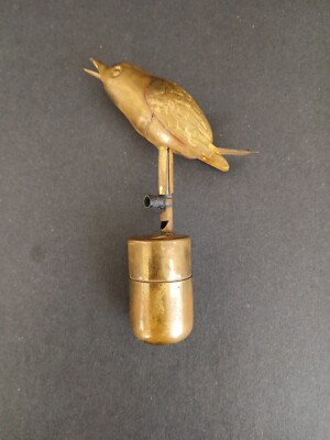 Risdon Mfg Brass Bird Whistle Camera Photography Antique 1923 Watch The ...