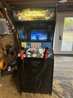 Konami Lethal Enforcers Arcade Shooting Game *Read Listing *WILL SHIP ...
