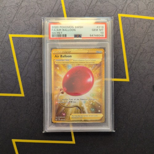 2020 POKEMON SWORD & SHIELD SECRET #213 FULL ART/AIR BALLOON PSA 10 | eBay