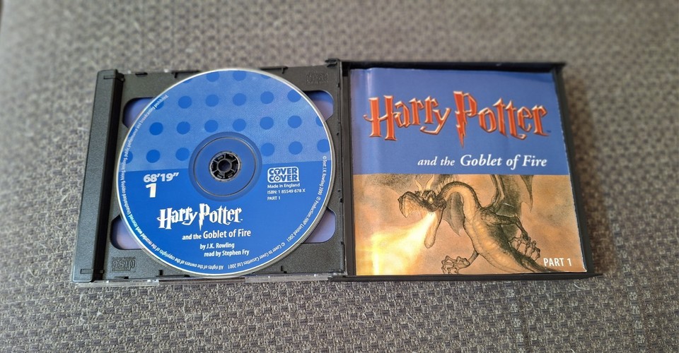 Harry Potter Goblet Of Fire Audio Cd 5 Disc Narrated By Stephen Fry | eBay