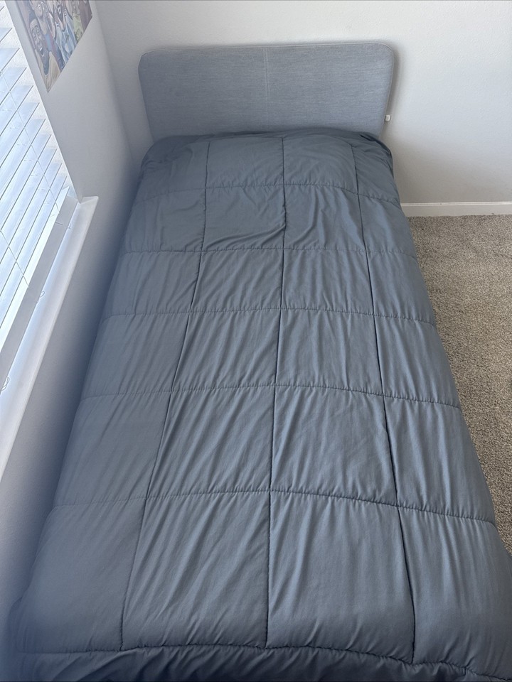 IKEA SLATTUM Complete Bed Set w/ Premium Bedding, Slats, Pillow & Tools ...