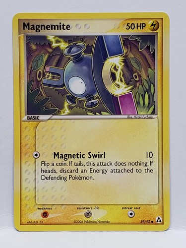 Magnemite 59/92 EX Legend Maker 2006 Nintendo Game Freak Pokemon Card ...