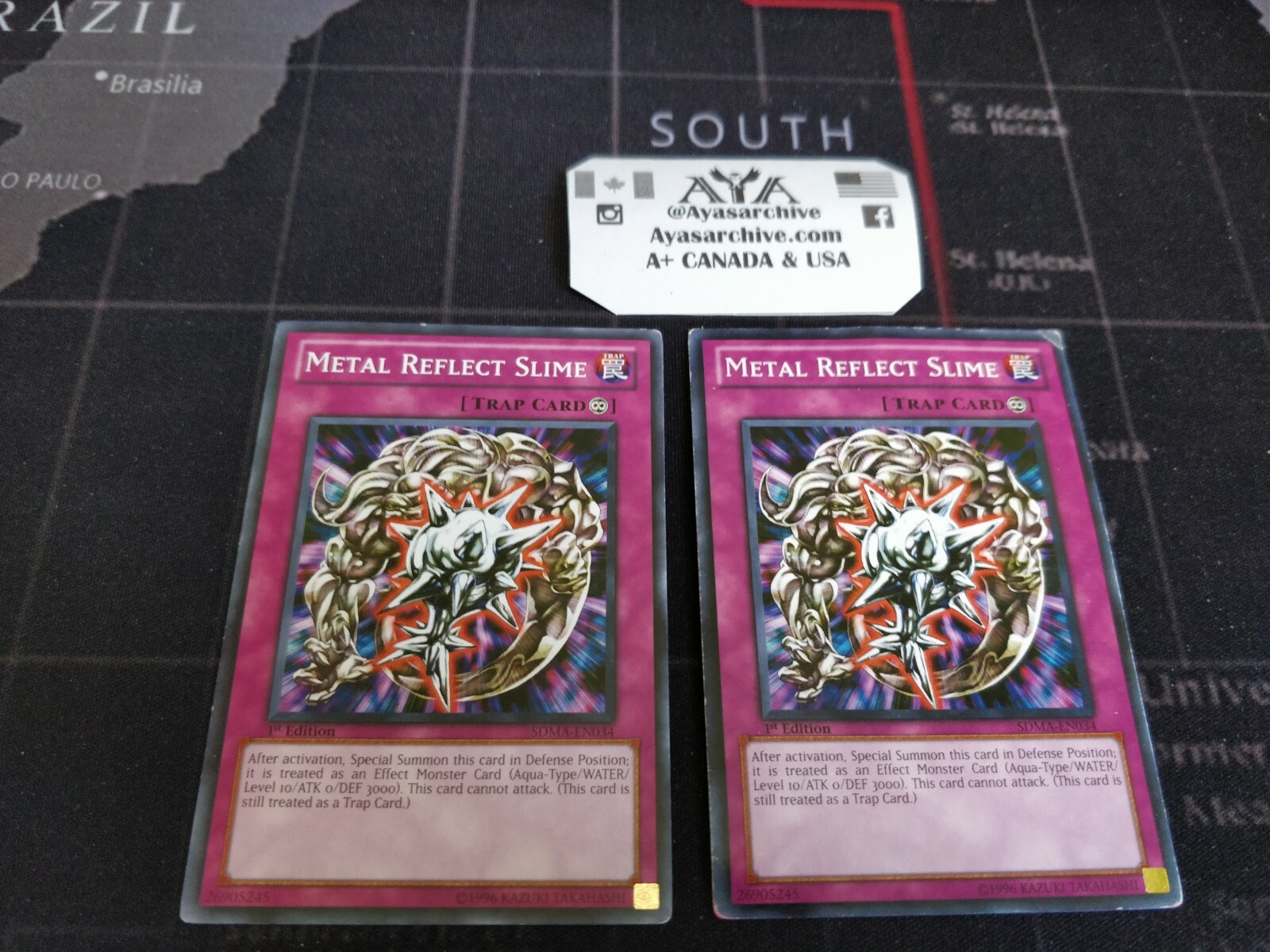 2X METAL REFLECT SLIME - 1ST ED COMMON SDMA-EN034 - YUGIOH PLAYED/DMG ...