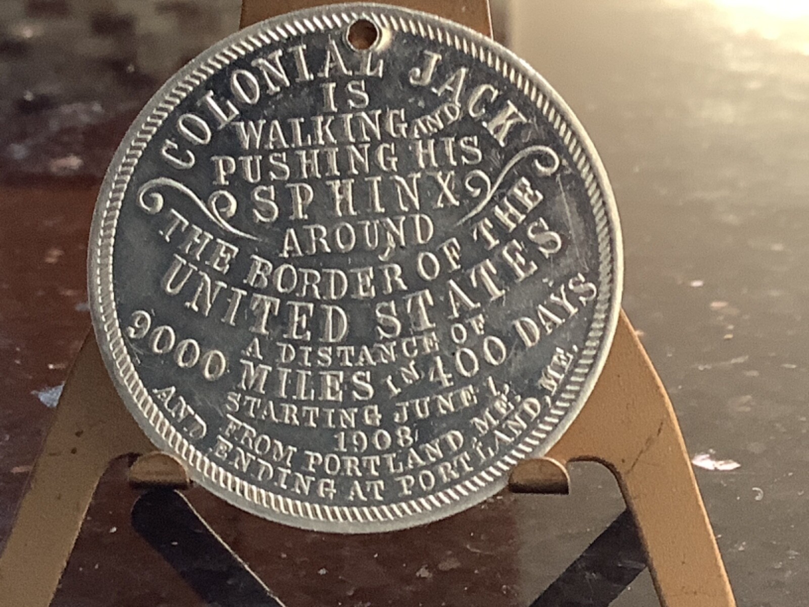 1908 Colonial Jack Aluminum Medal 38mm. | eBay