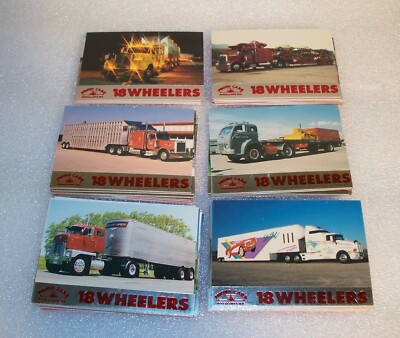 18 Wheelers Series 2 Complete Trading Card set BIG RIGS / SEMIS | eBay